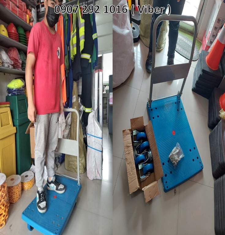 Pushcart trolley blue 3, Commercial & Industrial, Construction ...