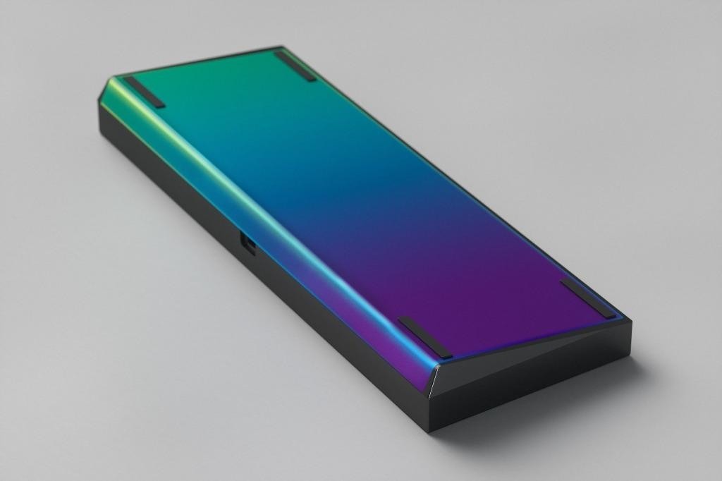 BNIB QK65 R2 Black Chroma + POM Plate + Hotswap PCB + Solder PCB custom ...