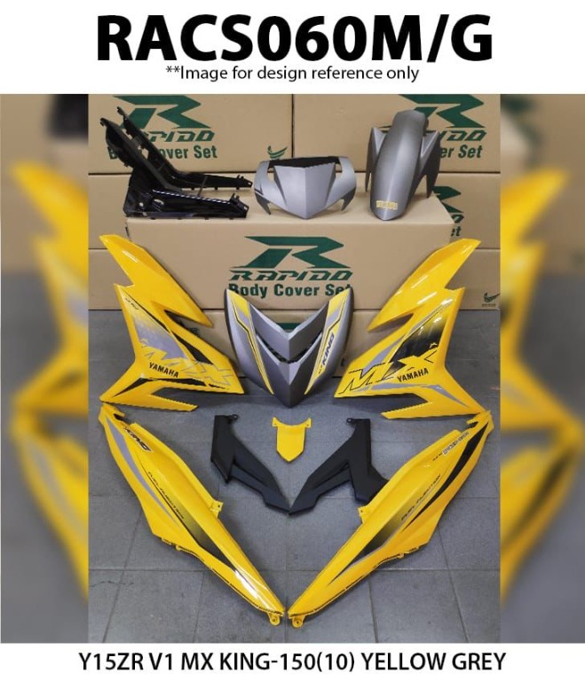 Rapido Cover Set Coverset Sniper150 / Y15 / MX KING / Exciter 150 ...