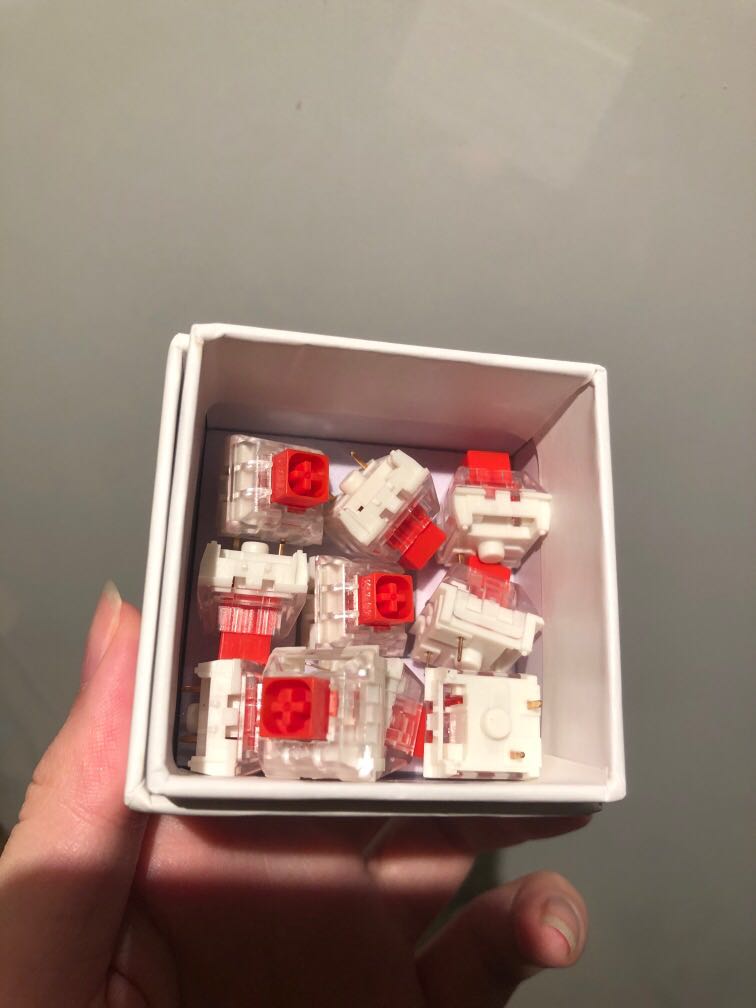 Red shaft mechanical keyboard shaft body plug and replace shaft ...