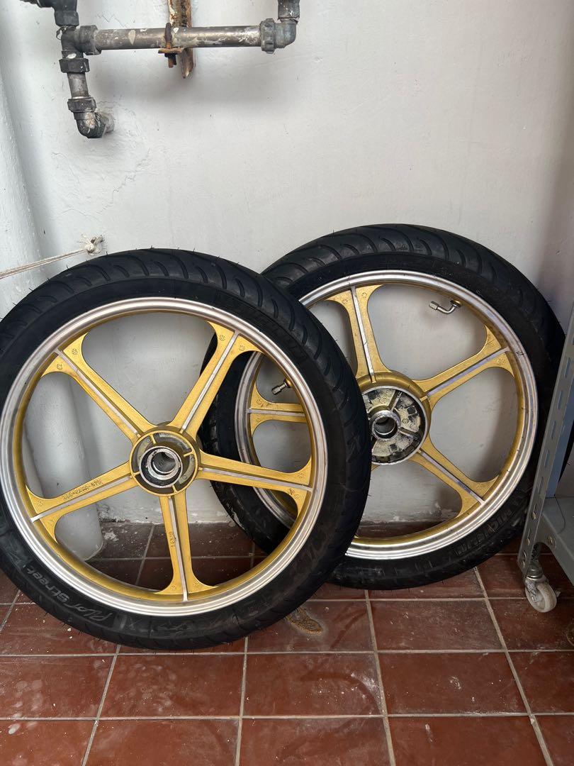Rxz rim gto, Motorcycles, Motorcycle Accessories on Carousell