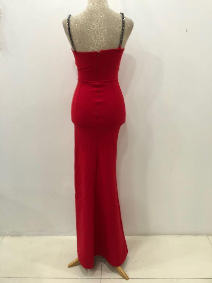 Sexy Long Red Dress Womens Fashion Dresses And Sets Evening Dresses