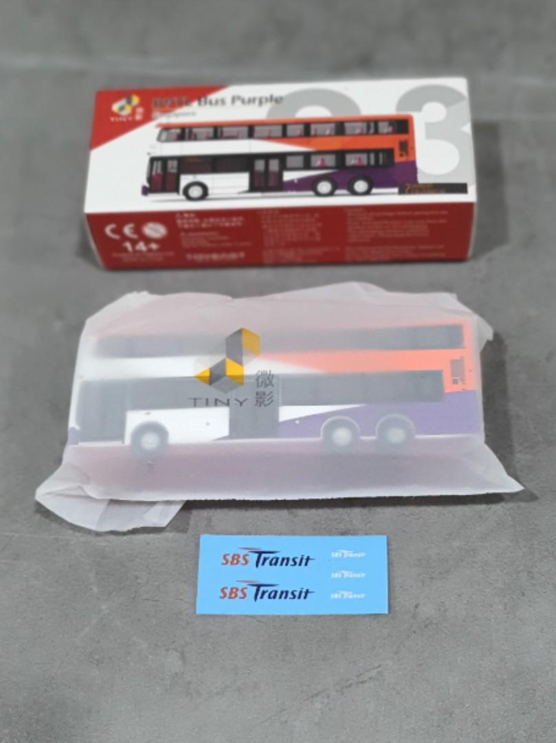 SG Bus - SBS Transit B9TL Bus (Purple), Hobbies & Toys, Toys & Games on ...