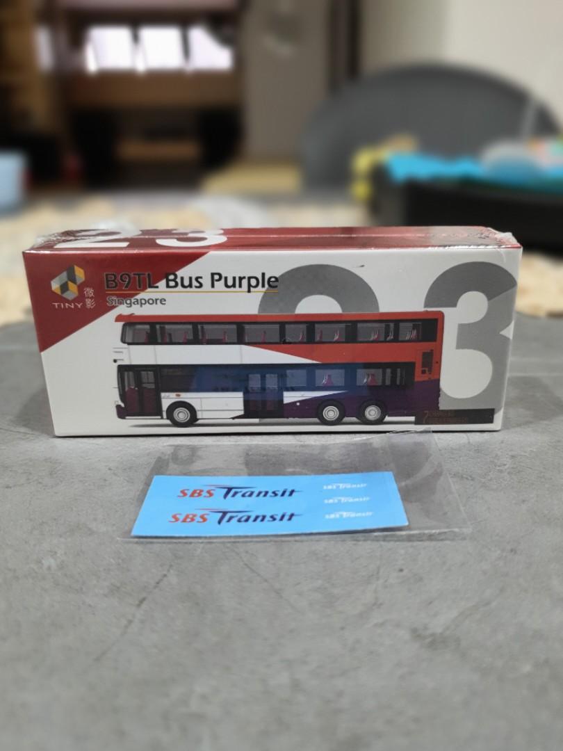 SG Bus - SBS Transit B9TL Bus (Purple), Hobbies & Toys, Toys & Games on ...