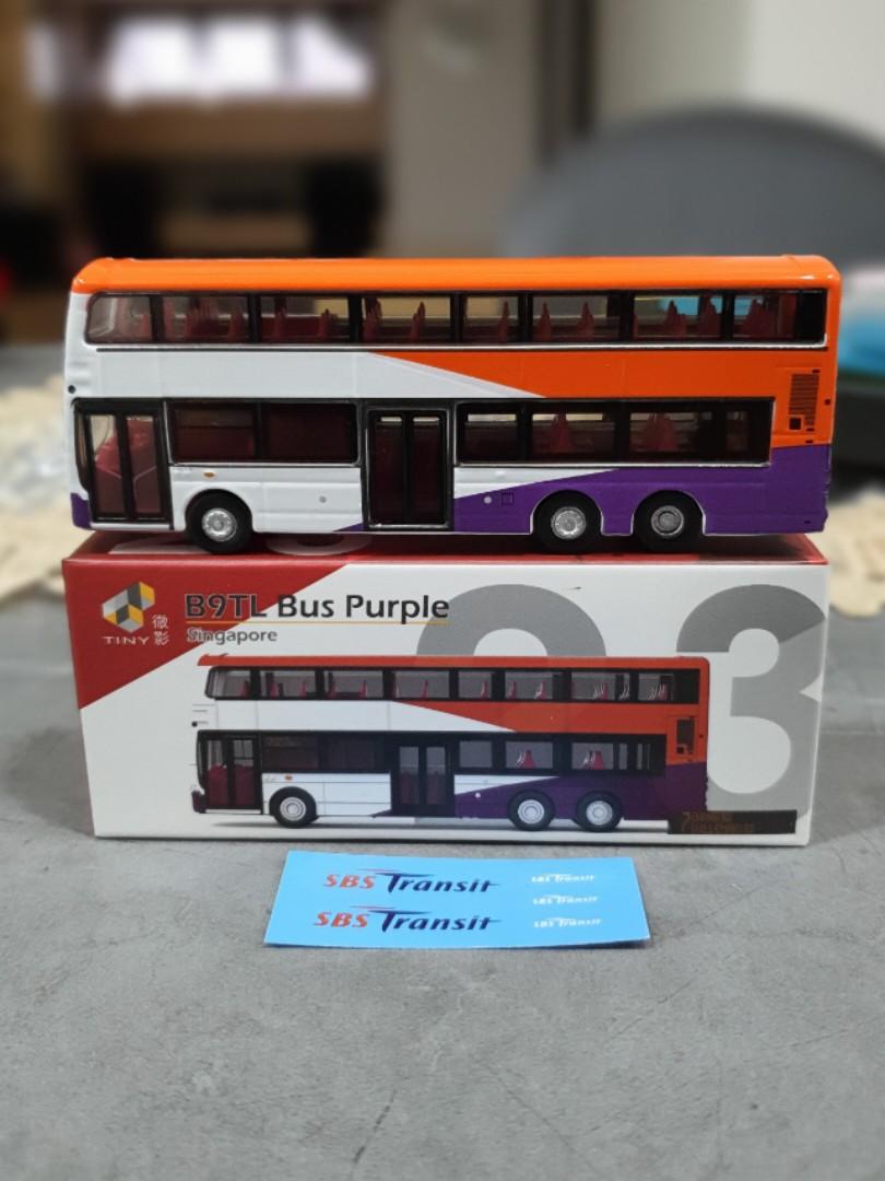 SG Bus - SBS Transit B9TL Bus (Purple), Hobbies & Toys, Toys & Games on ...