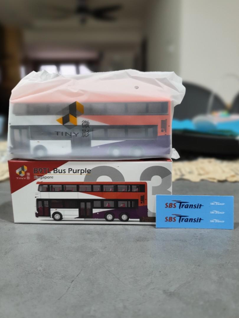 SG Bus - SBS Transit B9TL Bus (Purple), Hobbies & Toys, Toys & Games on ...
