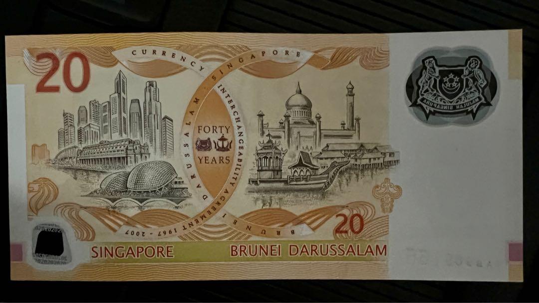 Sgd $20 singapore old notes, Hobbies & Toys, Memorabilia & Collectibles ...