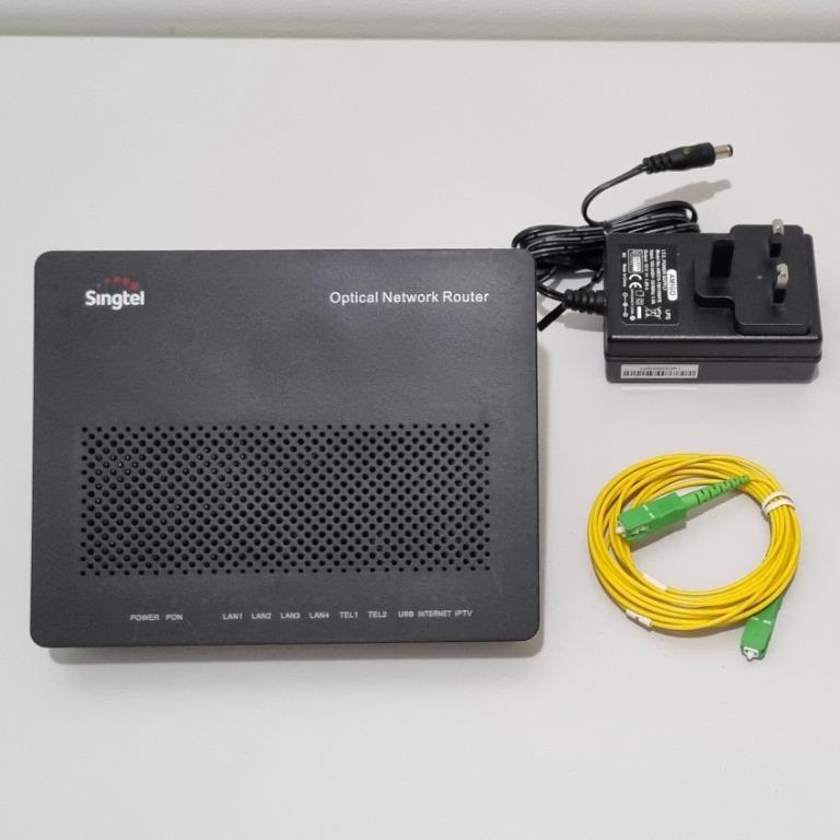 Optical Network Router (Singtel), Computers & Tech, Parts & Accessories ...