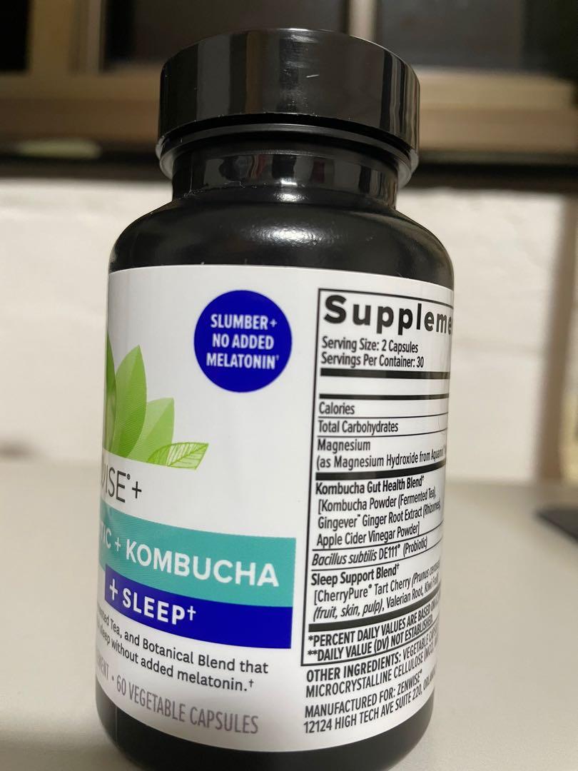 Sleep Probiotic with Kombucha, Health & Nutrition, Health Supplements ...
