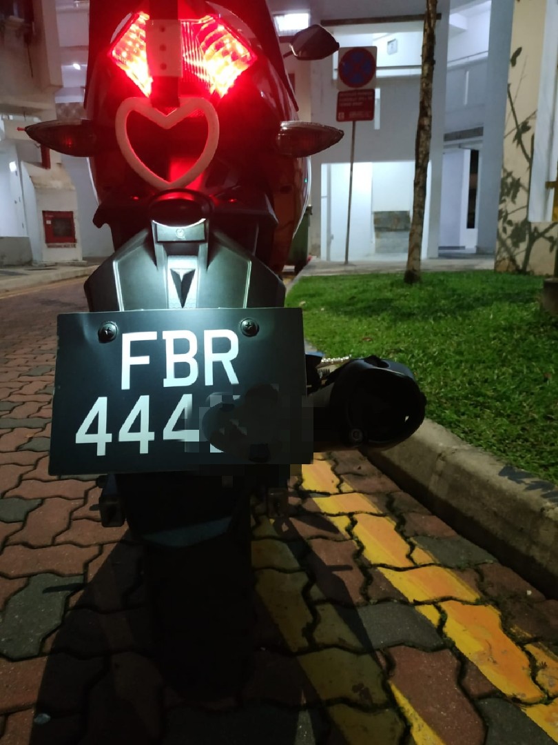 Sniper led plate light white colour, Motorcycles, Motorcycle ...