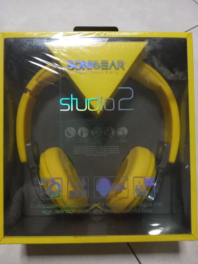 SONIC GEAR STUDIO 2, Audio, Headphones & Headsets on Carousell