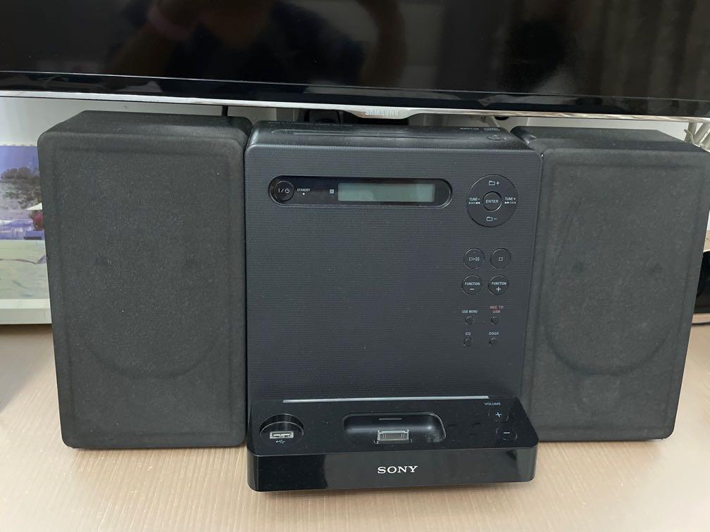 Sony audio deck with CD players and USB, 音響器材, Soundbar、揚聲器、藍牙喇叭、耳擴 ...