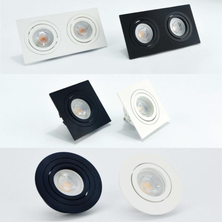 Spotlight Casing with 7w LED GU10 Bulb (Adjustable), Furniture & Home ...