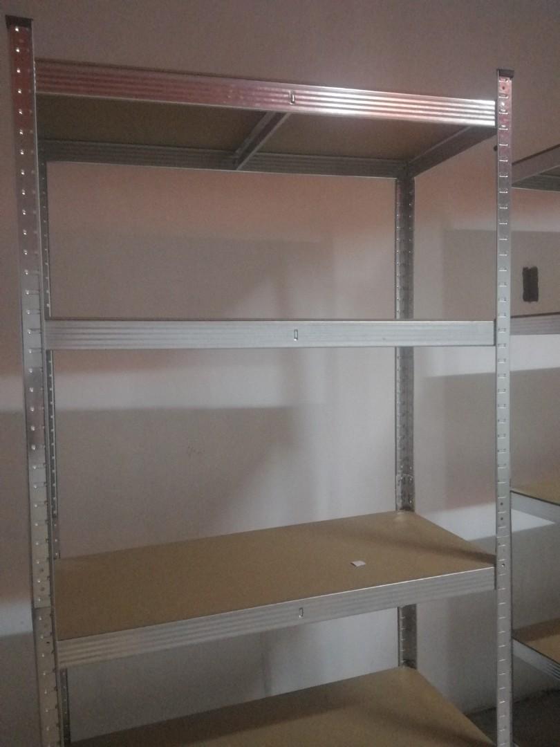 Stainless Steel 5-Layer Boltless Rack Shelves, Furniture & Home Living ...