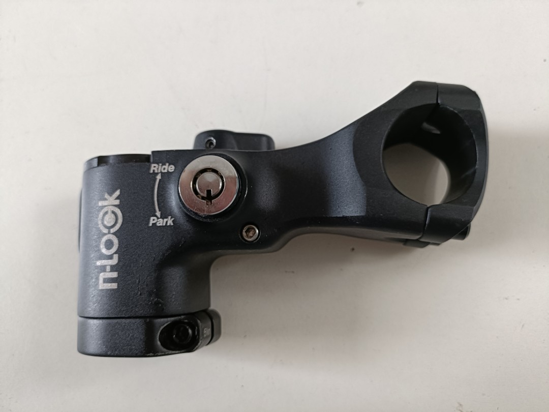 Stem with bike lock (n-Lock) and cable, Sports Equipment, Bicycles ...