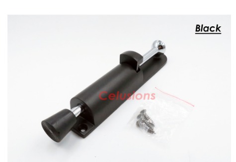 Step-On Foot Operated Door Stopper Spring Loaded Stainless Steel Push ...