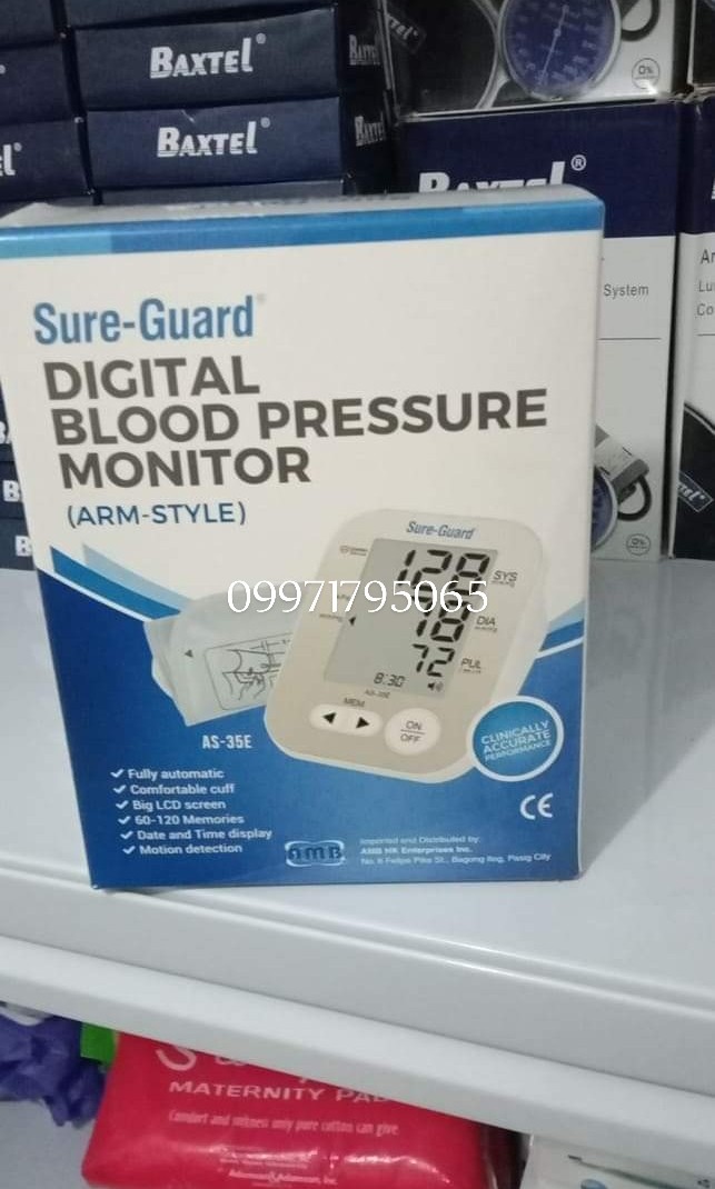 SURE-GUARD [Digital bp monitor], Health & Nutrition, Braces, Support ...