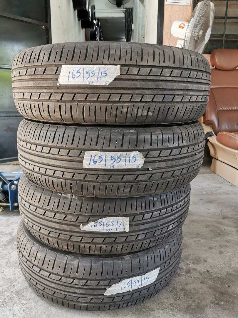 Tayar second 165/55/15 Yokohama Used Tyre Tyre Second Made in Japan ...