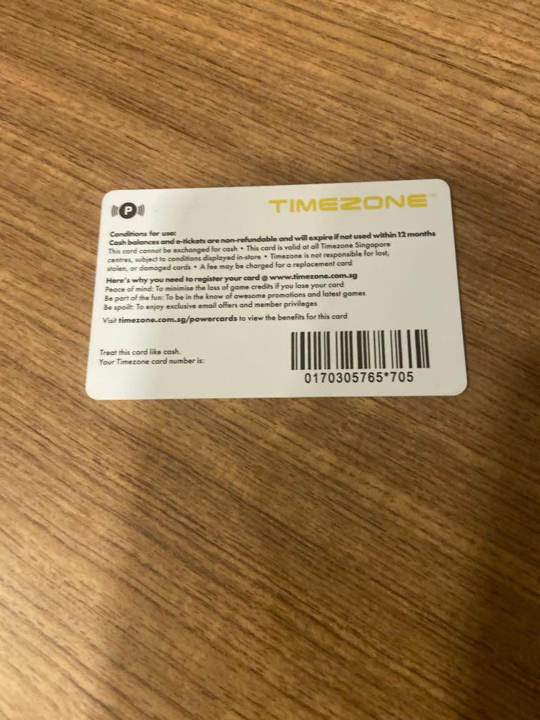 TIMEZONE WELCOME CARD Red 22-June-2022, Tickets & Vouchers, Store ...