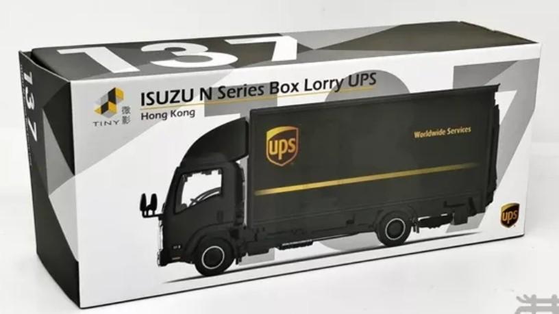 SALE! Tiny UPS Box Lory Delivery Truck - Isuzu N series car model ...