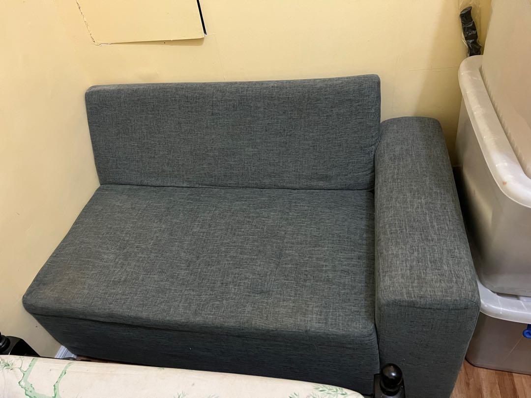 Two Seater Sofa with 1 Arm Rest, Furniture & Home Living, Furniture ...