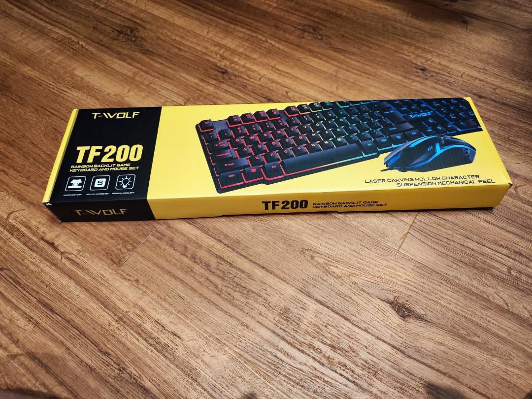 T-Wolf TF200 Keyboard Combo Set, Computers & Tech, Parts & Accessories ...