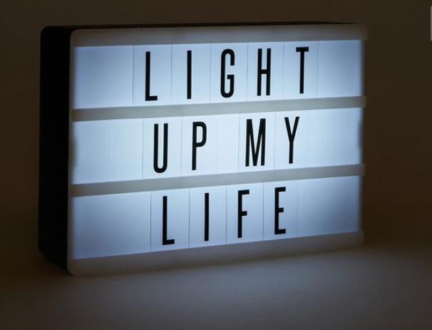 Typo - Micro light box (15cmW x 10.5cmH), Furniture & Home Living, Home ...