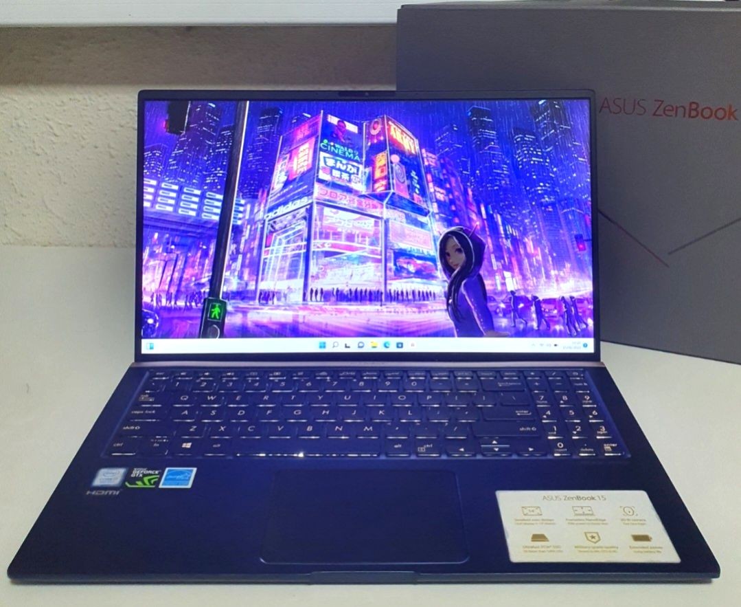 (U.P. $2298) Asus Zenbook 15 I7-8565U|GTX 1050 Max Q|16GB DDR4|512GB|15.6 Inch FHD Premium Work ...