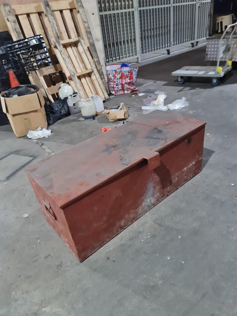Used Lorry Metal Tool Box, Furniture & Home Living, Home Improvement ...