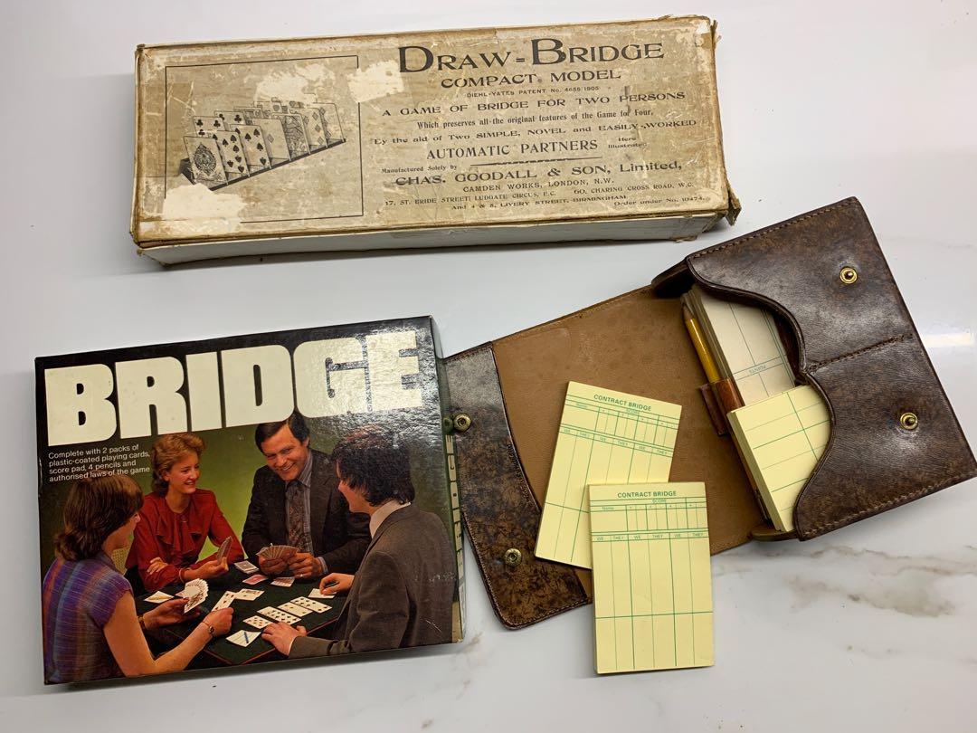 VINTAGE BRIDGE COLLECTIBLES | DRAW= BRIDGE COMPACT MODEL | BRIDGE CARD ...