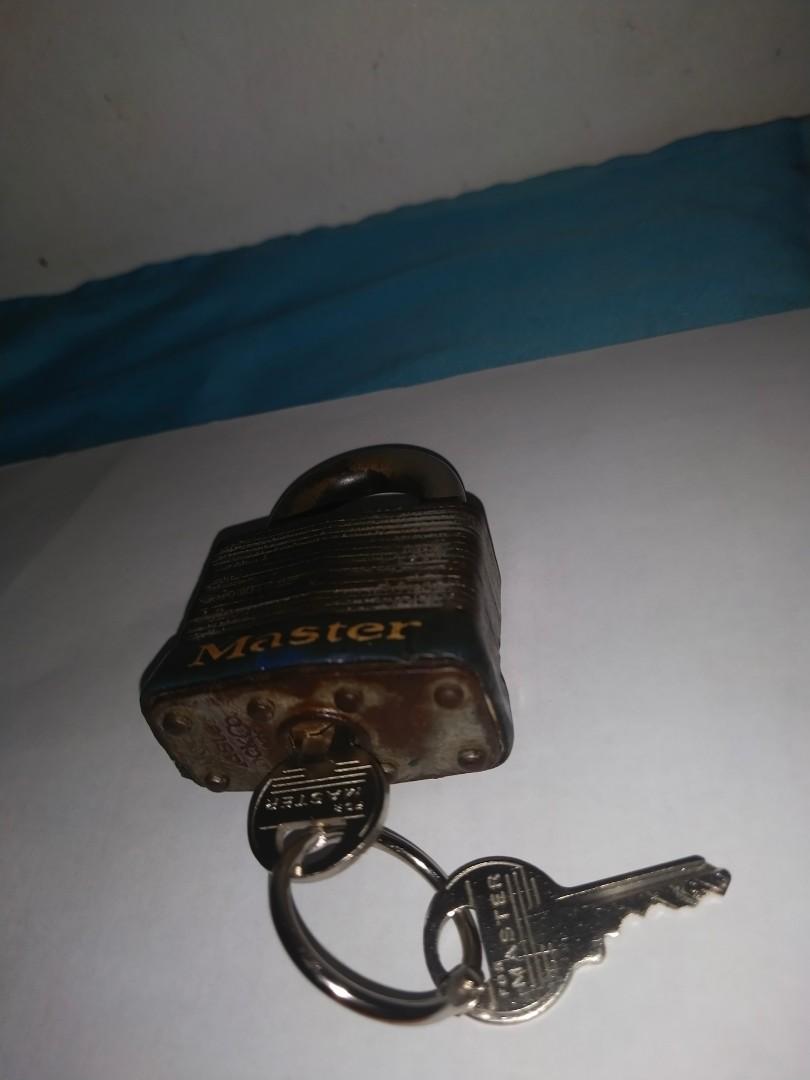 vintage "MASTER LOCK" padlock with 2 keys/No.5/USA, Hobbies & Toys ...