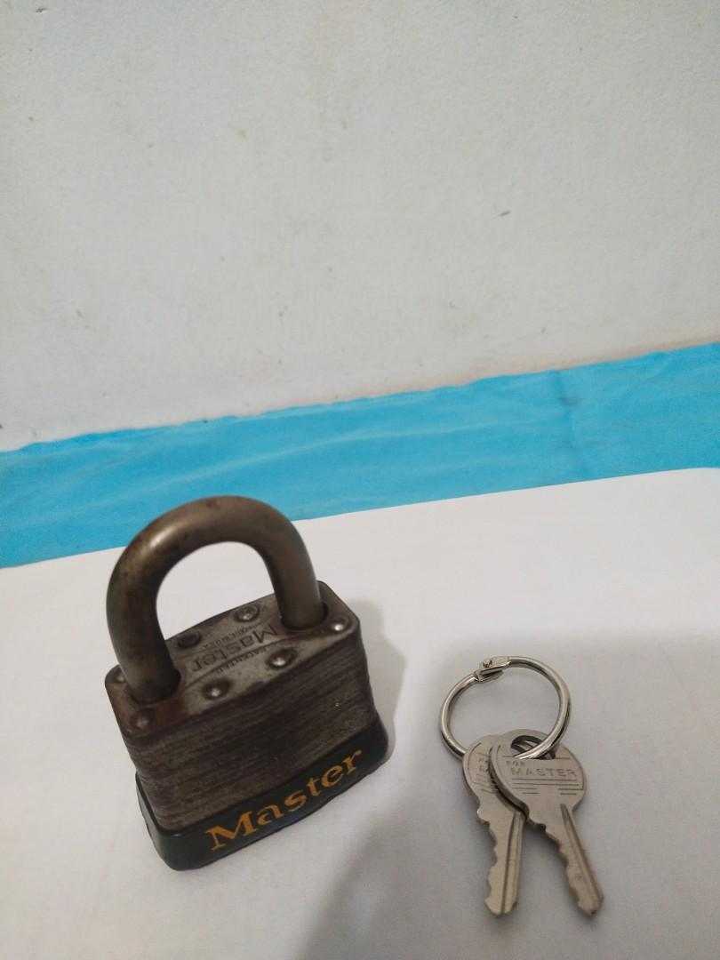 vintage "MASTER LOCK" padlock with 2 keys/No.5/USA, Hobbies & Toys ...