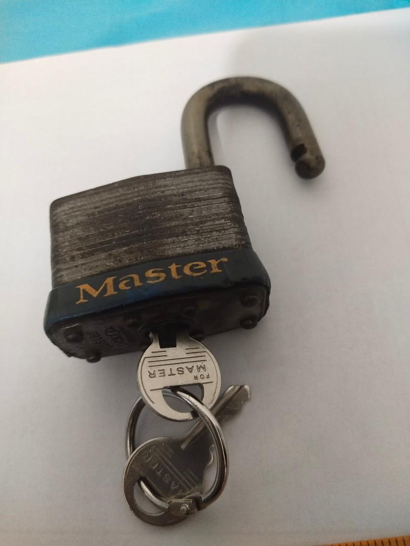 vintage "MASTER LOCK" padlock with 2 keys/No.5/USA, Hobbies & Toys ...