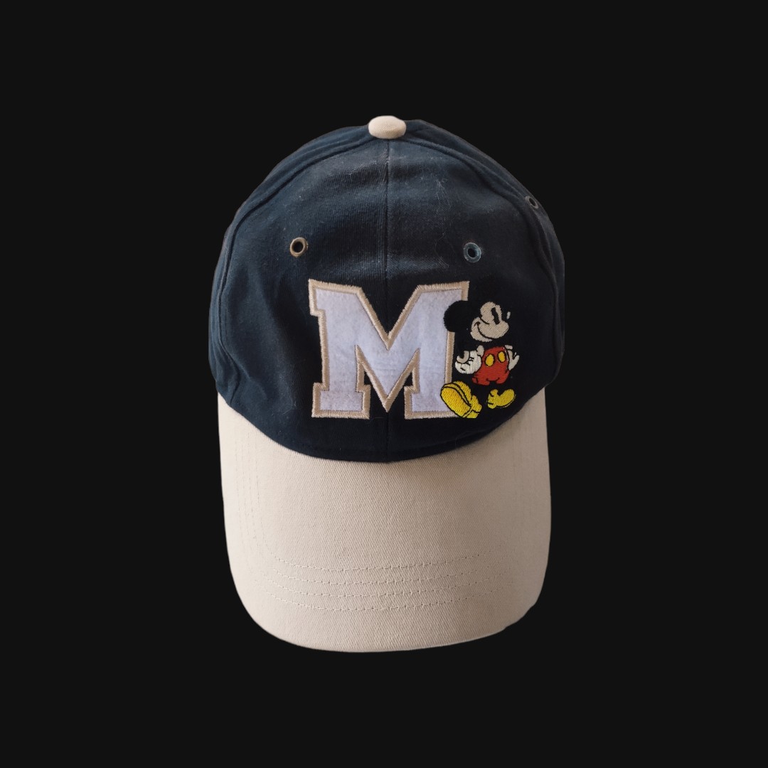 Vintage DISNEY Mickey Mouse University Hat, Men's Fashion, Watches ...