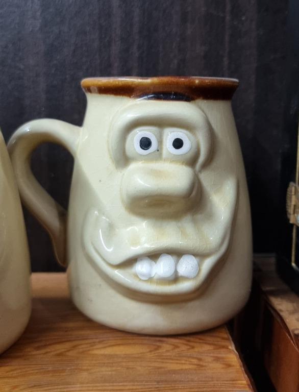 Vintage Ugly Face Mugs, Furniture & Home Living, Kitchenware ...