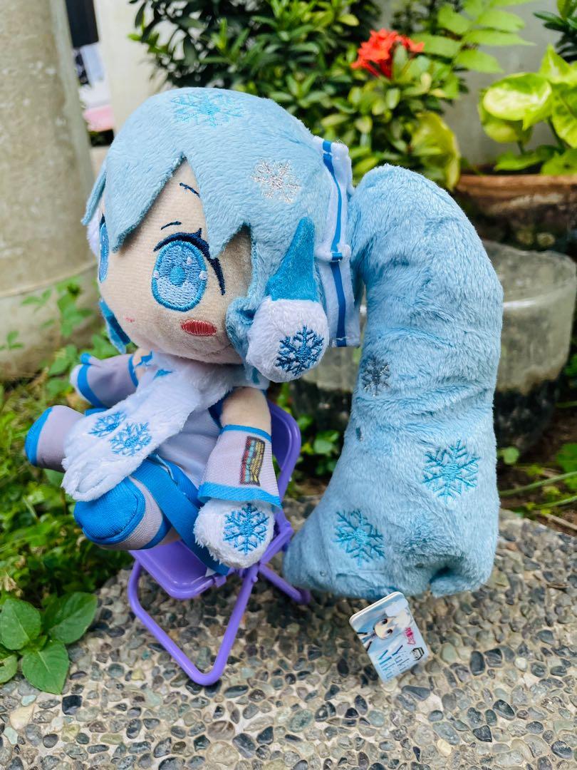 Vocaloid Hatsune Miku Snow Miku Plush Doll 2010 Version, Hobbies & Toys ...