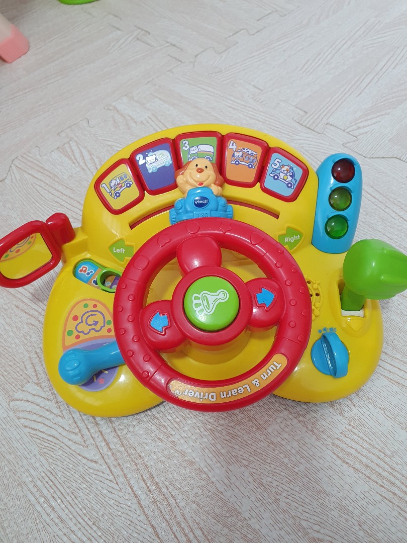 VTECH Baby driver toy, Babies & Kids, Infant Playtime on Carousell