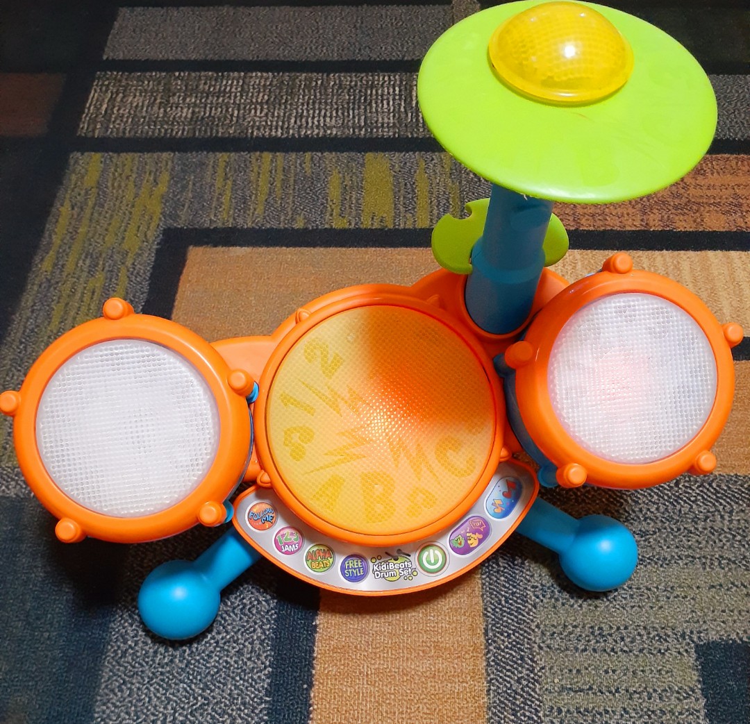VTECH KIDIBEATS DRUM SET, Hobbies & Toys, Toys & Games on Carousell
