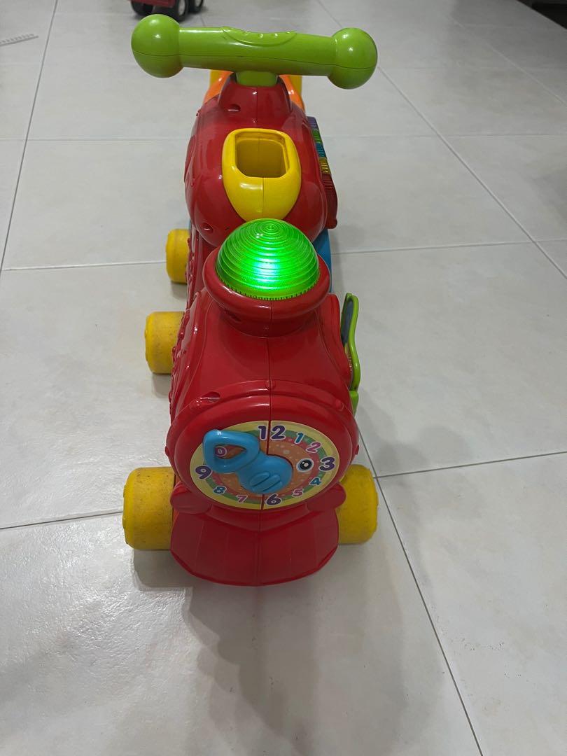 VTech Push & Ride Alphabet Train, Red, Babies & Kids, Infant Playtime ...