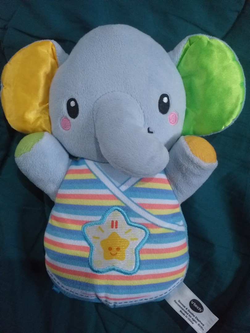 Vtech Snooze and Soothe Elephant, Babies & Kids, Infant Playtime on ...