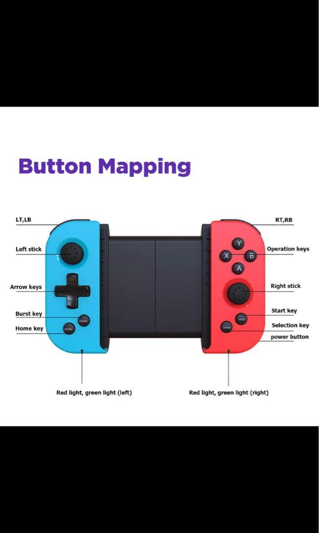 X6 Phone Controller Gaming Joystick Wireless Bluetooth Android Iphone Ios Emulator Controller 7975