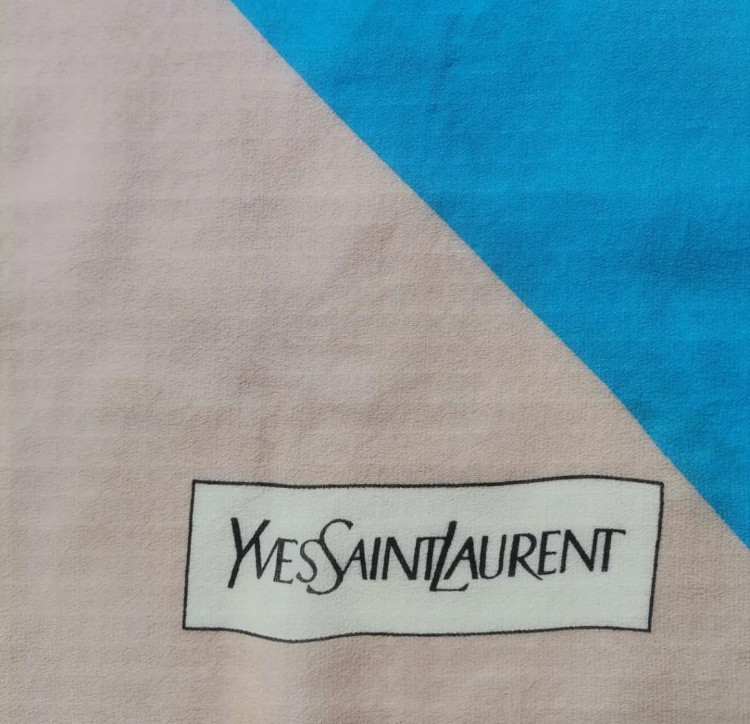 YSL Silk Scarf, Women's Fashion, Watches & Accessories, Scarves on ...