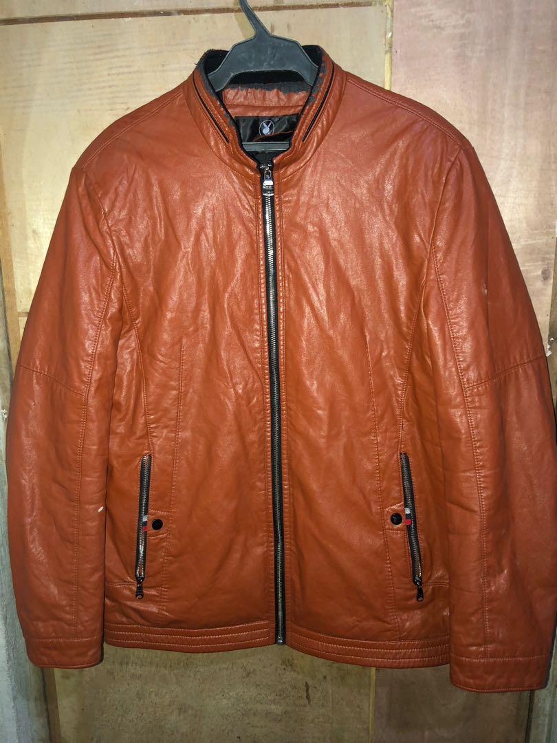 Zara man Leather biker jacket brand new, elf Racing Jacket no issues ...
