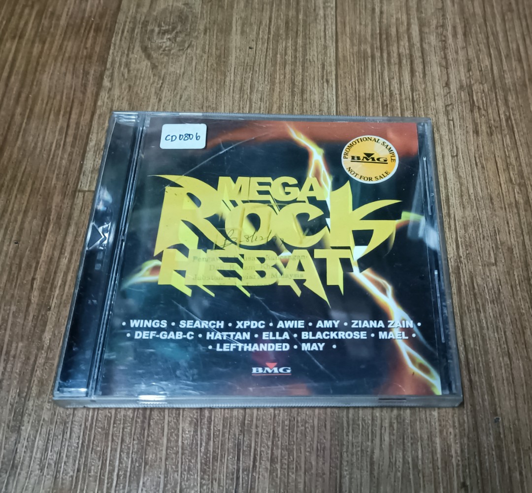 CD MEGA ROCK HEBAT @1999 BMG Music.., Hobbies & Toys, Music & Media ...