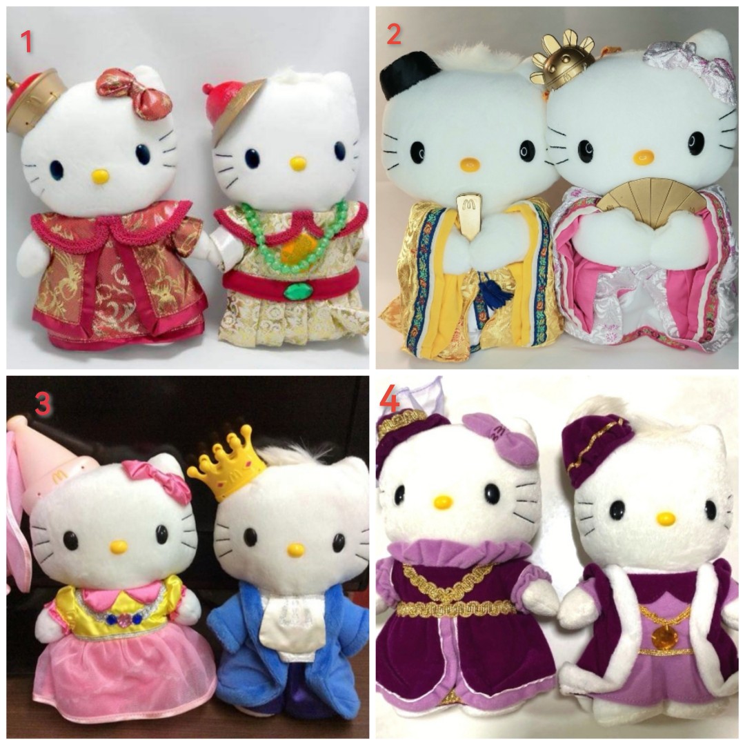 2000 Mcdonald Hello Kitty King & Queen Series, Hobbies & Toys, Memorabilia & Collectibles ...