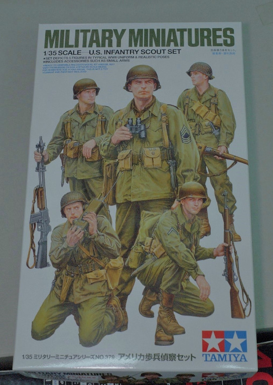 2022-新金型-Tamiya-田宮-35379-1/35-US Infantry Scout Set-made in Japan-M-300 ...