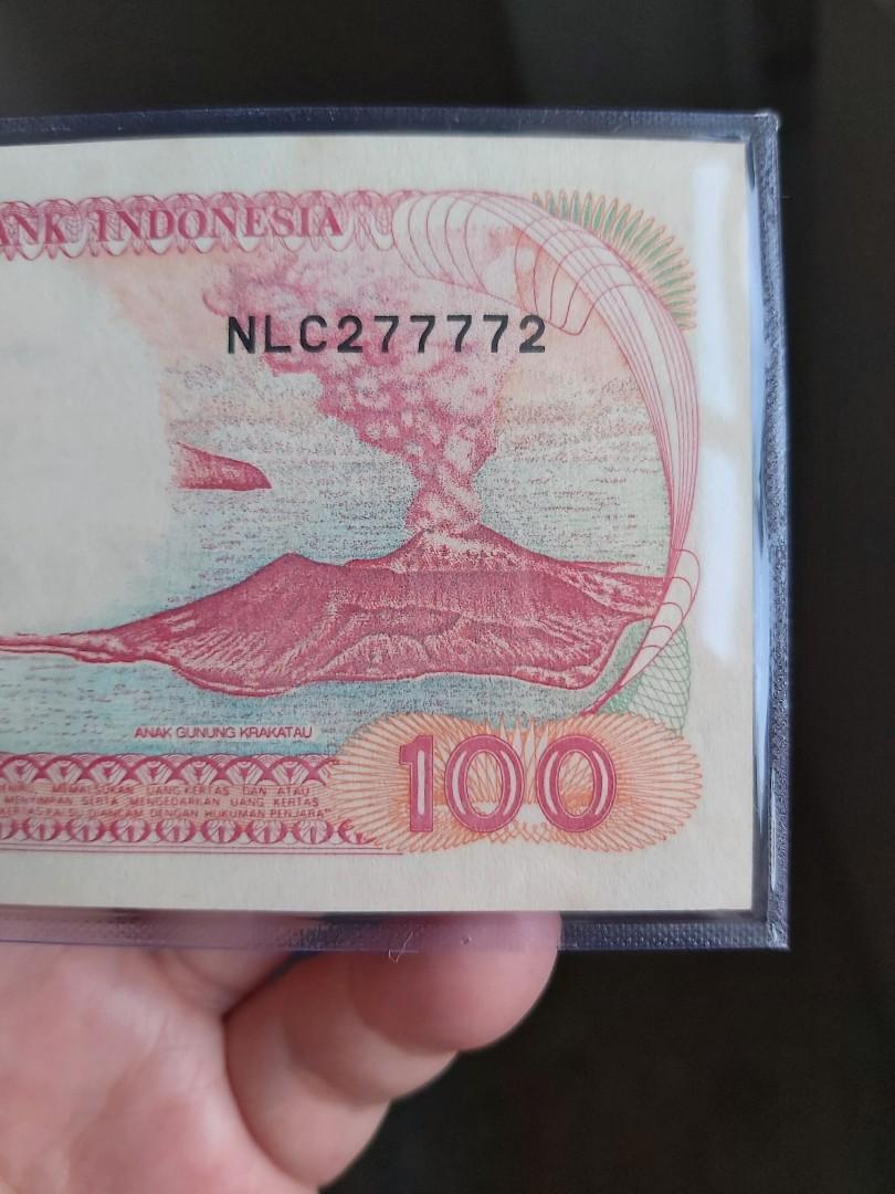 277772 狮子号 $100 Indonesia currency Seratus Rupiah 100 dollars old ...