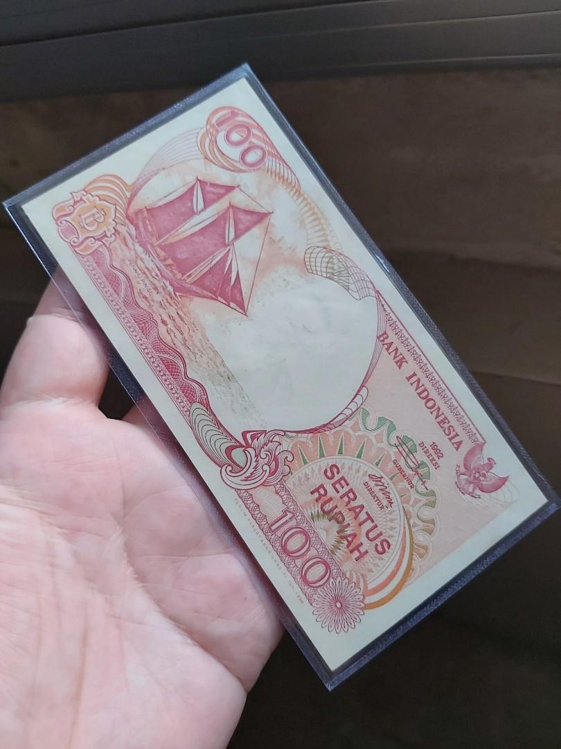 277772 狮子号 $100 Indonesia currency Seratus Rupiah 100 dollars old ...