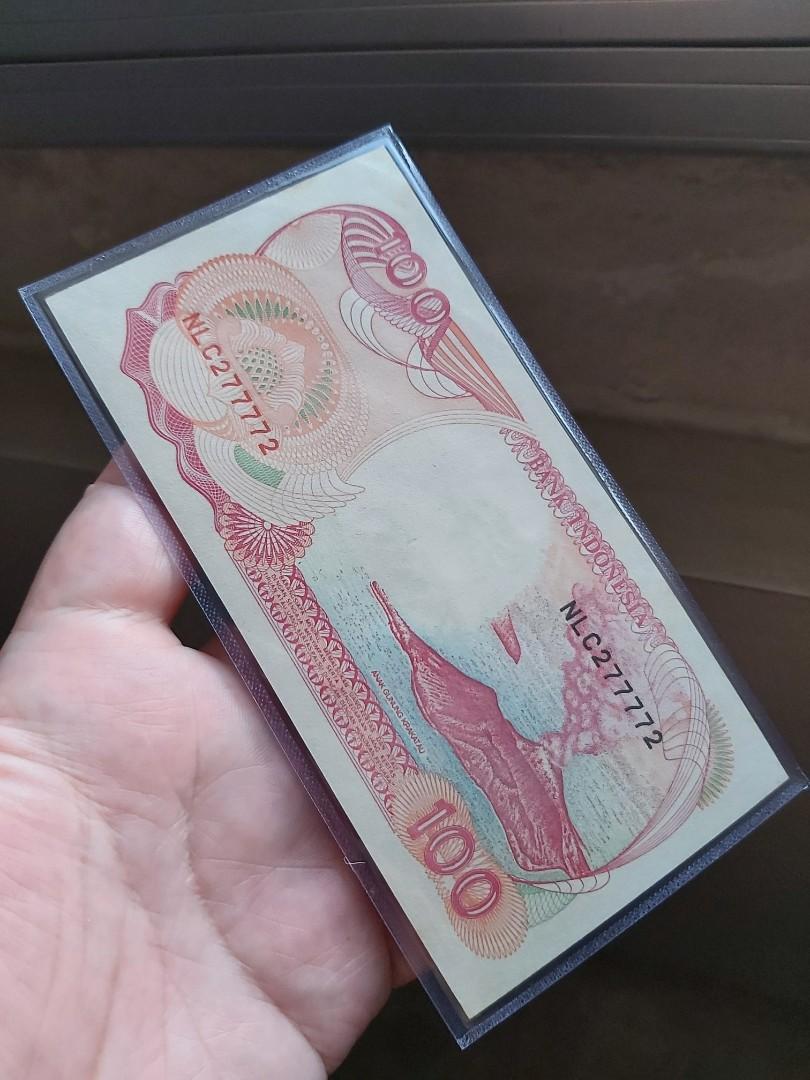 277772 狮子号 $100 Indonesia currency Seratus Rupiah 100 dollars old ...