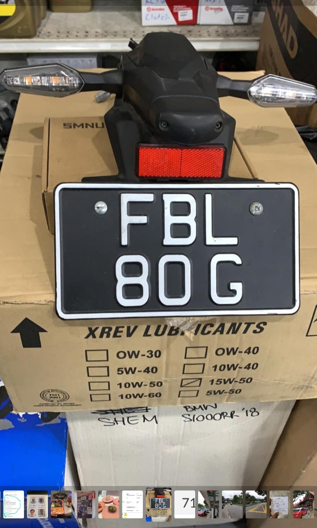 2 digit number plate for sale, Motorcycles, Motorcycle Accessories on ...